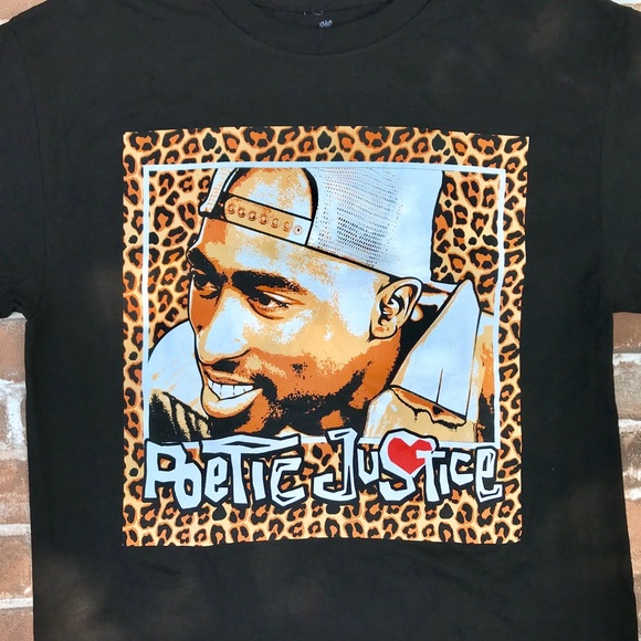 Shirts | Poetic Justice 2 Pac Mens Black Cotton Tshirt | Poshmark